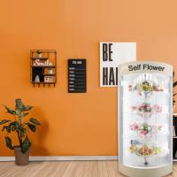 China European Standard 24 Hours LED Flower Bouquet Vending Machine With Refrigerator for sale