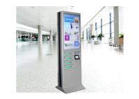 China White 43 Inch Mobile Phone Charging Station Public Universal Advertising for sale