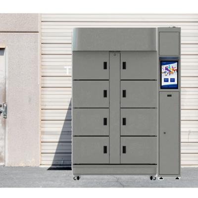 China 24 Hours Self Service Smart Refrigerated Locker With Touch Screen Monitor Android PC System for sale