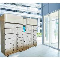China Low Noise Automatic Control Smart Refrigerated Parcel Food Fresh Locker With Self Order System for sale