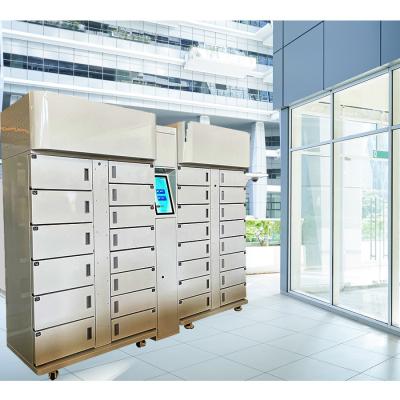 China Low Noise Automatic Control Smart Refrigerated Parcel Food Fresh Locker With Self Order System for sale