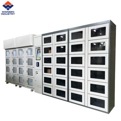 China Winnsen Smart Electronic Refrigerated Pickup Lockers Temperature Controlled For Fresh Food for sale