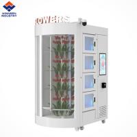 China Floral Shop Smart Flower Vending Machine With Led Logo And Camera For Handicap for sale
