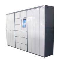 China Customized 15/32 Inches Touch Screen Electronic Laundry Drop Lockers Cabinet for sale