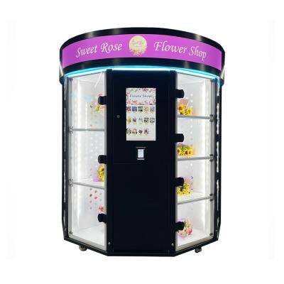 China Refrigerated Gift Boxes Fresh Flower Vending Machine Locker For Floral Bouquets for sale