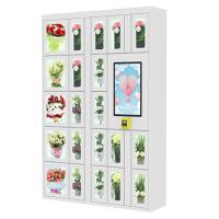 China Winnsen Smart 22 Inch Touch Screen Flower Bouquet Vending Machine With Refrigerator Cooling System for sale