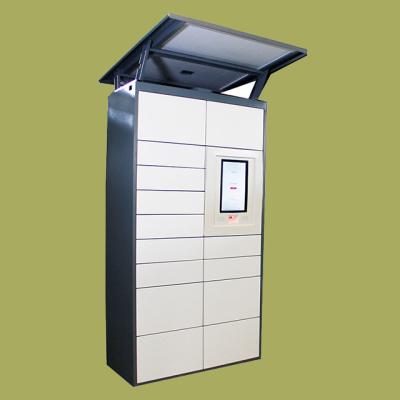 China Electronic Smart Parcel Locker Cabinet With Safe Locks App Integration Option Security Camera 24/7 Service PIN Pick Up for sale