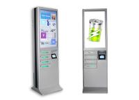 China Remote Advertising Cell Phone Charging Stations With 6 Electric Lockers for sale
