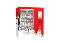 China Self Services Payment Food Vending Machine Thick Cold Rolled Steel Cabinet Material for sale