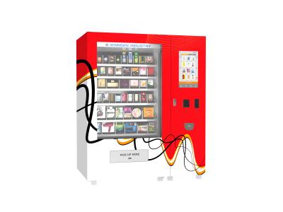 China Self Services Payment Food Vending Machine Thick Cold Rolled Steel Cabinet Material for sale