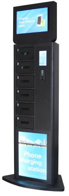 China Winnsen Cell Phone Charging Stations 19 inch Big Screen Digital Signage on Topa with Payment Device for sale