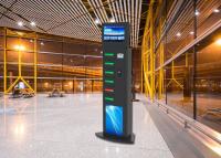 China 6 Lockers Advertising Cell Phone Charging Stations Kiosks Vending Machine for Airport Train Station for sale