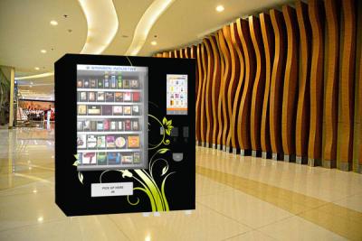 China Coin Bill Credit Card Payment Food Snack Vending Machine With Remote Platform and Advertising for sale