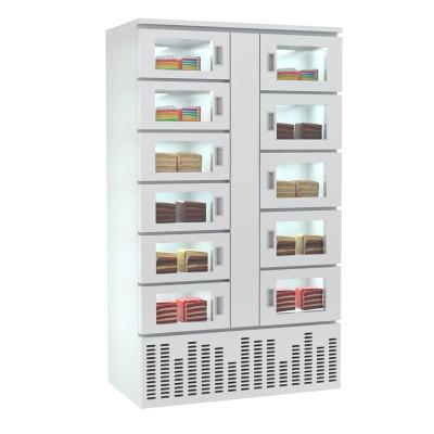 China High Tech Cooling Refrigerated Locker Egg Vending Machine For Fresh Food for sale