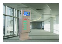 China Cell Phone Mobile Phone Charging Touch Screen Smart POS Terminal Qr Code Scanner Kiosk for sale