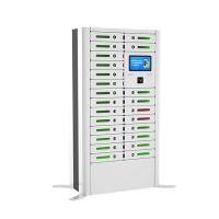 China Smart Public Android System Floor Standing Phone Charging Kiosks With 24 Bays for sale