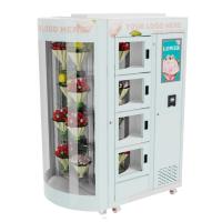 China Large Fresh Flower Vending Machine With Cooling System And Lift for sale