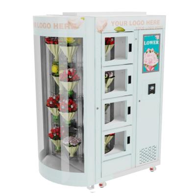 China Large Fresh Flower Vending Machine With Cooling System And Lift for sale