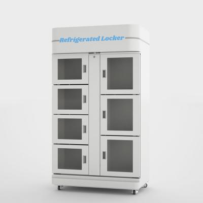 China Smart Fridge Cooling Refrigerated Locker With Touch Screen And Wifi for sale