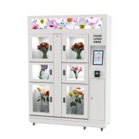 China Commercial Fully Intelligent Unmanned Automatic Flower Vending Locker With Smart Screen for sale