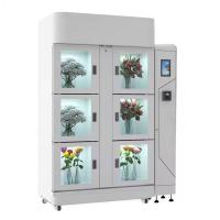 China Long Life Fresh Flower Locker Vending Machine With Transparent Door OEM for sale