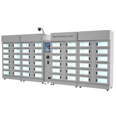 China Refrigerated Heated Waterproof Smart Fresh Food Delivery Pickup Locker With Cooling for sale