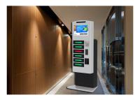 China Coin Operated Mobile Phone Charging Station , Cell Phone Chager Lockers 6 Digital Lockers for sale