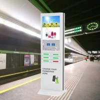 China Advertisement Public Cell Phone Charging Stations For Commercial Purpose for sale