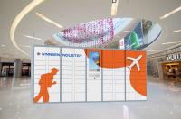 China RFID Parcel Combination Delivery Locker For Shopping Mall Station And Airport with Remote Control Platform Non touch use for sale