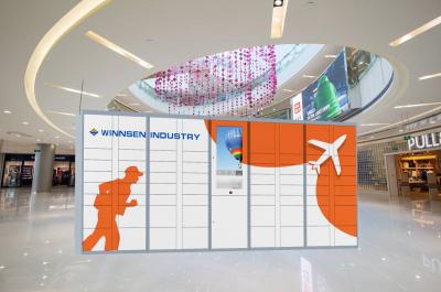 China RFID Parcel Combination Delivery Locker For Shopping Mall Station And Airport with Remote Control Platform Non touch use for sale