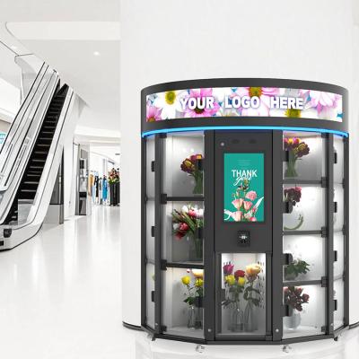 China Adjustable Temperature Micron Smart 24 Hour Flower Vending Machines With Touch Screen for sale