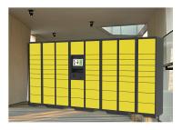 China Electronic Storage Luggage Lockers With Coin / Bill / Credit Card Payment Model for sale