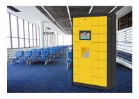China Airport Bus Station Luggage Cabinet Storage Public Lockers With Coin Operated for sale