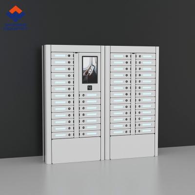 China Basic Anti-Theft Mobile Device Charging Locker For Daily Use With Credit Card Reader for sale