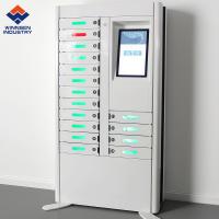 China Effective Cell Phone Charging Stations Mobile Charging Locker Steel Construction Individual Slots With WiFi for sale