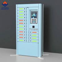China Steel Construction Individual Slots cell phone charging locker With Credit Card Reader for sale