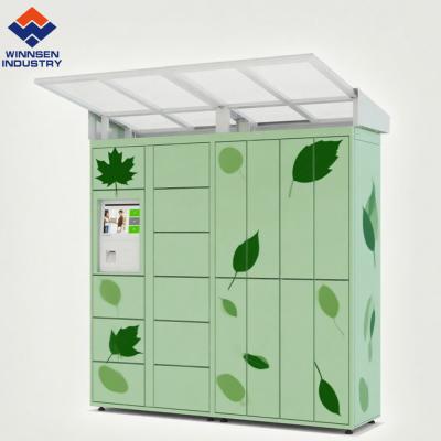 China Cloud Management Smart Laundry Locker With Smart Advertsing System for sale