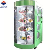 China Self-Service And Cashless Payment Flower Vending Machine With Remote Inventory Monitoring for sale