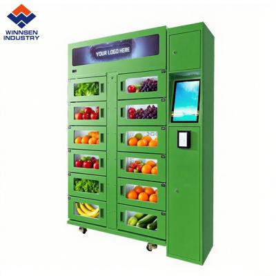 China Commercial Frozen Food Locker 24/7 Stable Operation With Double Glass Window for sale