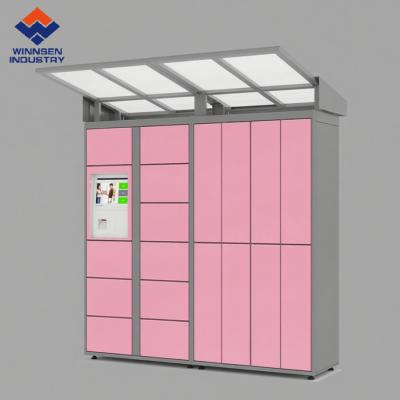 China Modular Expandable Clothing Drop Off Locker System With Flexible Storage for sale