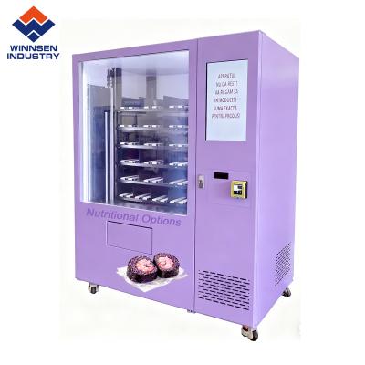China Nutrition-Focused Food Vending Machine For Gym Support With API Integration for sale