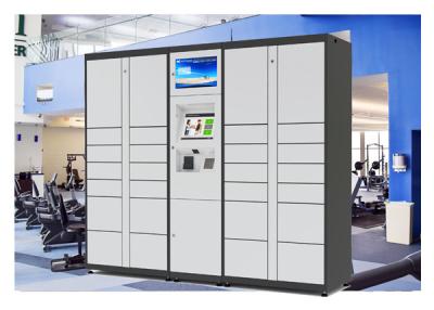 China UV light Self Service Custom Web Online Delivered Parcel Locker With Advertising LCD for sale