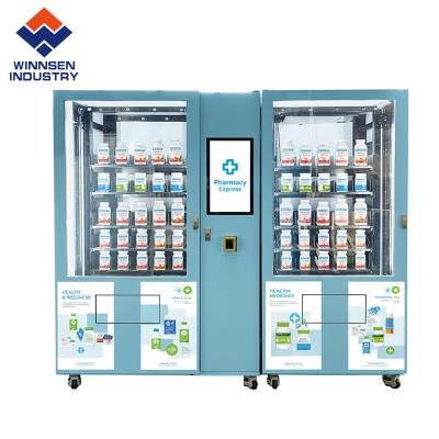 China Intelligent Medicine Vending Machine Featuring Smart Advertising System And Touch Screen for sale