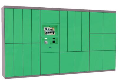China Touch Screen Smart Laundry Locker For 24/7 Dry Clean Service With SMS Sending Function for sale