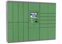 China Green Intelligent Laundry Locker With Safety Camera Option , Simple Operation And Manage for sale