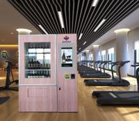 China Cold Water Snack Food Vending Machines Kiosk With Coin Bill Credit Card Payment for sale