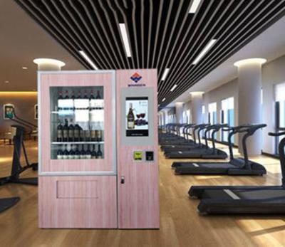 China Cold Water Snack Food Vending Machines Kiosk With Coin Bill Credit Card Payment for sale