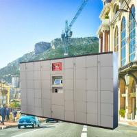 China 24 Doors Safe Steel Luggage Lockers , Smart Electronic Locker CE / FCC for sale