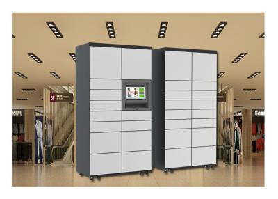 China Supermarket Park Cabinet Rental Lockers , Pin Code Electronic Smart Storage Lockers for sale
