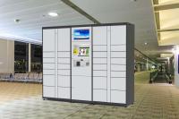China Winnsen Luggage Lockers For Indoor Public Place Use With Advertising Screen Multi Payment Devices Optional for sale
